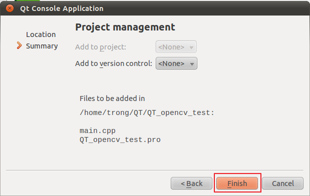 TRong Programing World: [Qt]Creating a OpenCV 2.3.1 application using QT
